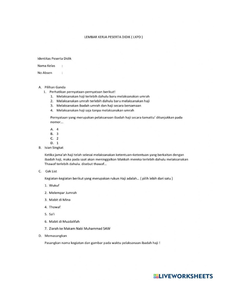 lkpd zakat haji dan wakaf | PDF