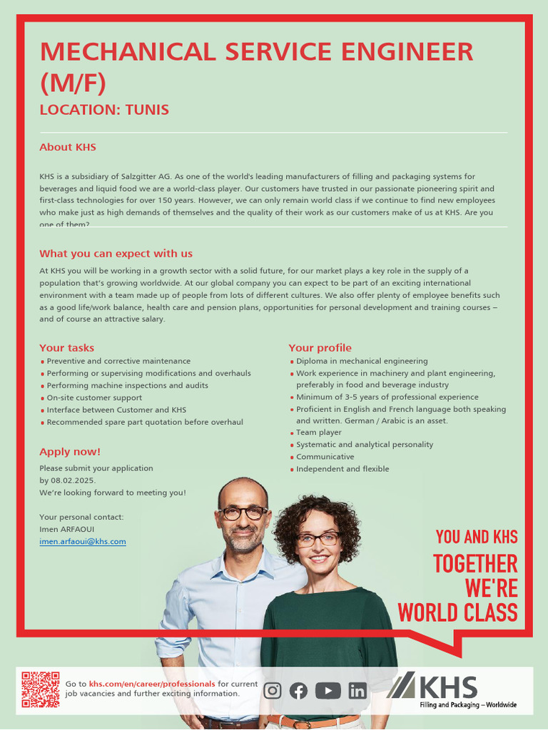 Mechanical Service Engineer | PDF