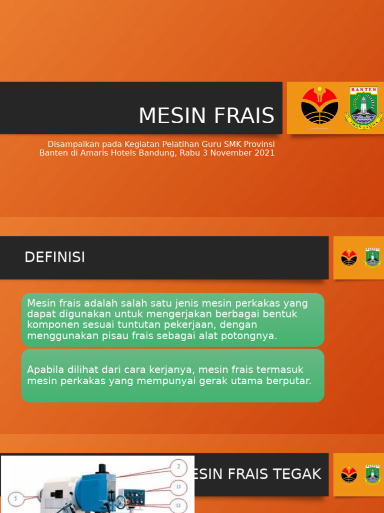 Panduan Lengkap Mesin Frais dan Aksesori | PDF