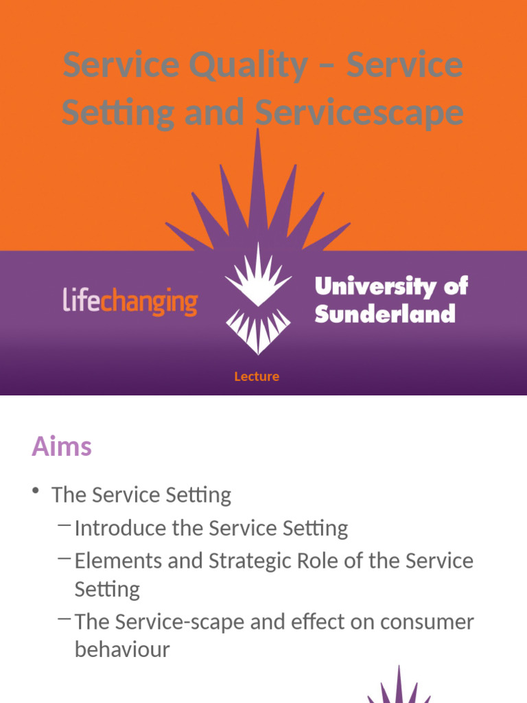 SQ Lecture Servicescape-1 | PDF | Psychology | Psychological Concepts