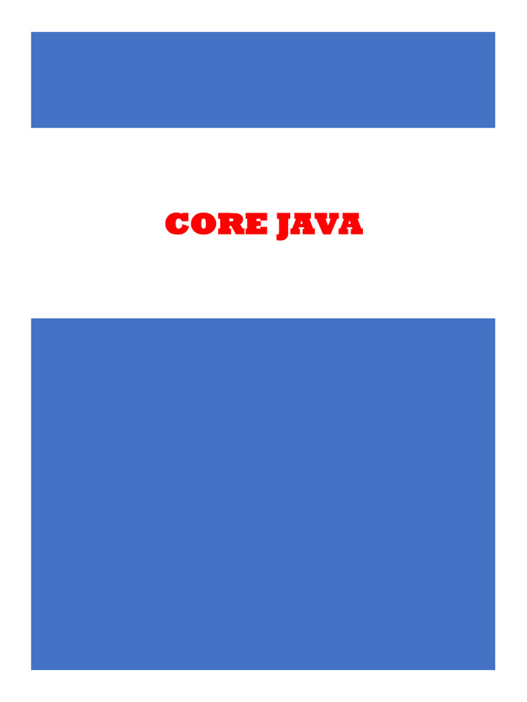 Java Notes | PDF | Inheritance (Object Oriented Programming) | Class ...