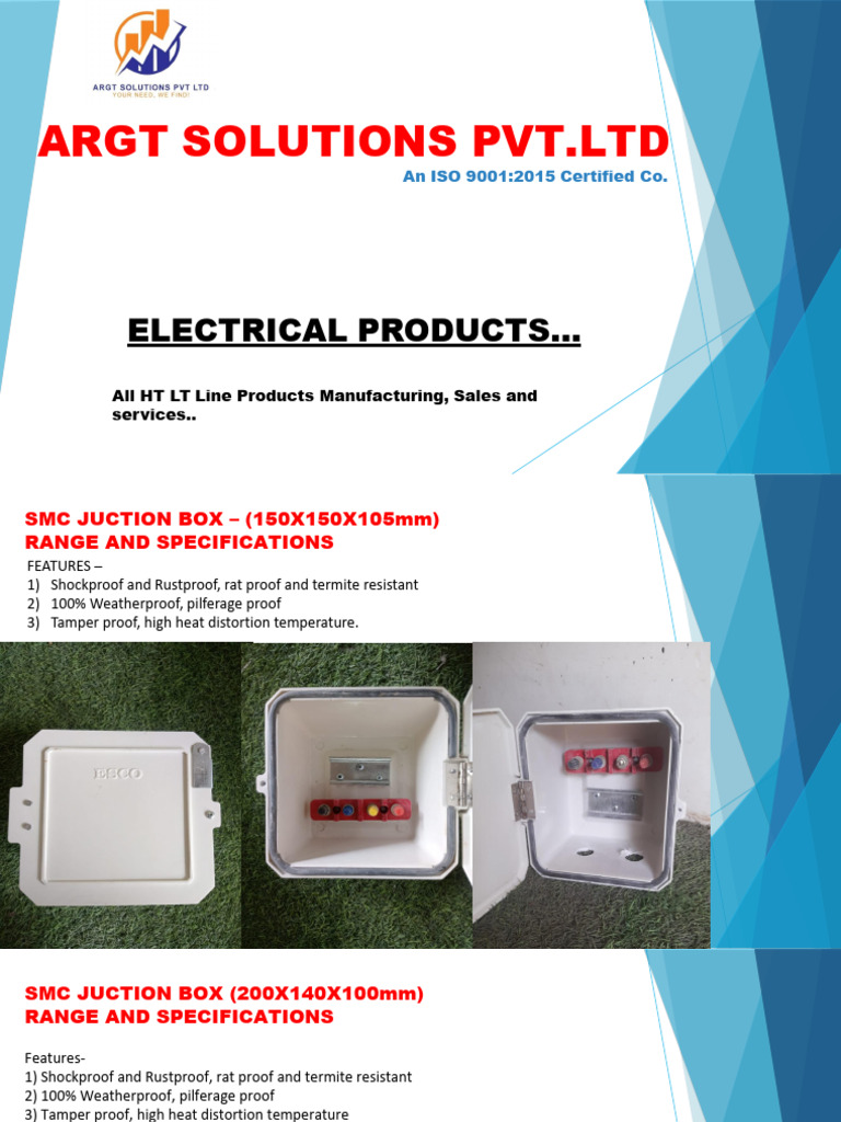 SMC & FRP Electrical Junction Boxes | PDF | Electrical Engineering ...