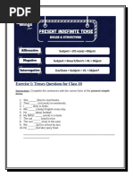 English Grammar For TOEIC | PDF | Verb | English Grammar