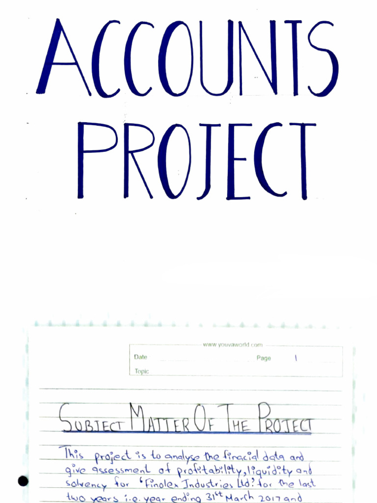 Adwit Agrawal Accounts Project Class-12 | PDF