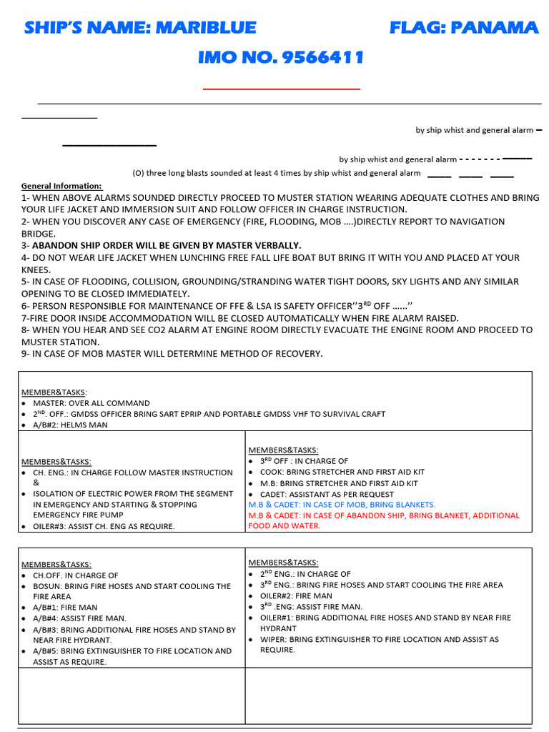 MUSTER LIST NEW | PDF | Shipping | Ships