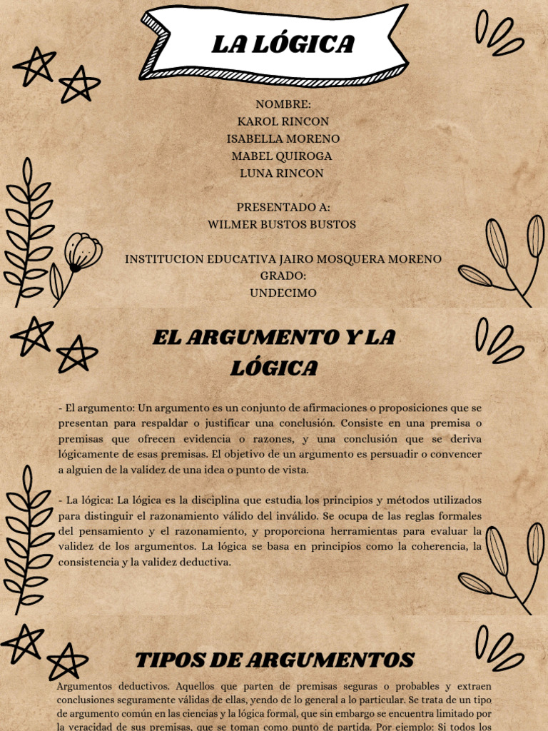 La Logica | PDF | Falacia | Razonamiento deductivo