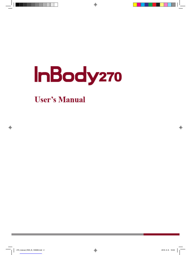 INBODY USER | PDF | Printer (Computing) | Troubleshooting