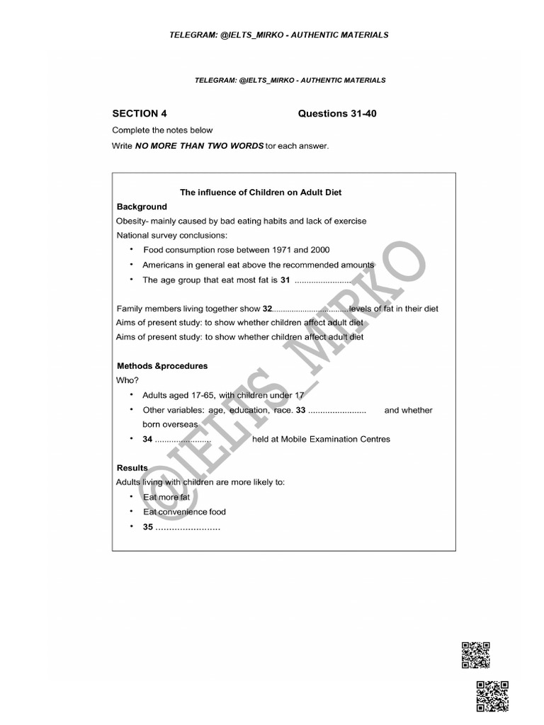 Real Exam Paper | PDF