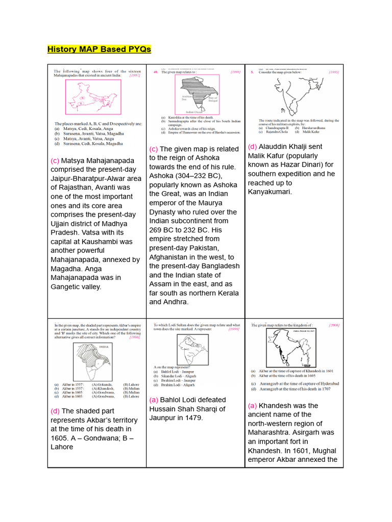 Upsc Maps Questions | PDF | Rain | Tropics