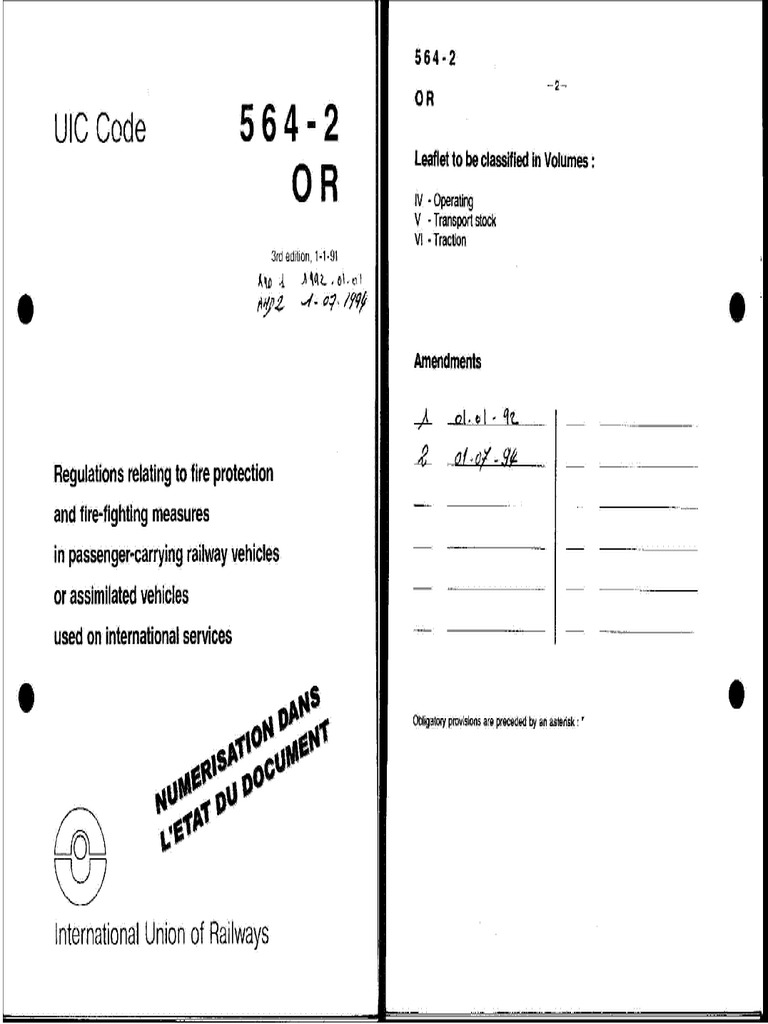 Uic 564-2 | PDF