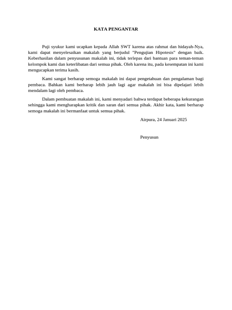 KATA PENGANTAR Haikel | PDF