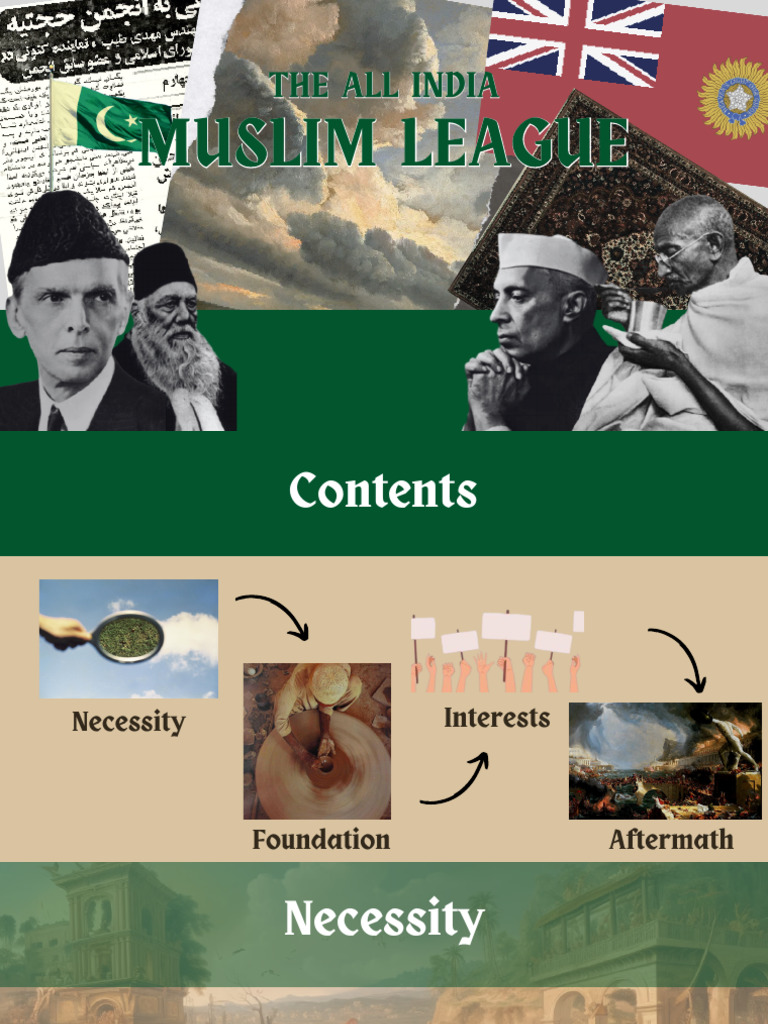 Formation of the All India Muslim League | PDF