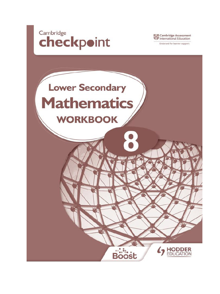 Cambridge Checkpoint Lower Secondary Mathematics Workbook 8 Chapter 1 7 ...