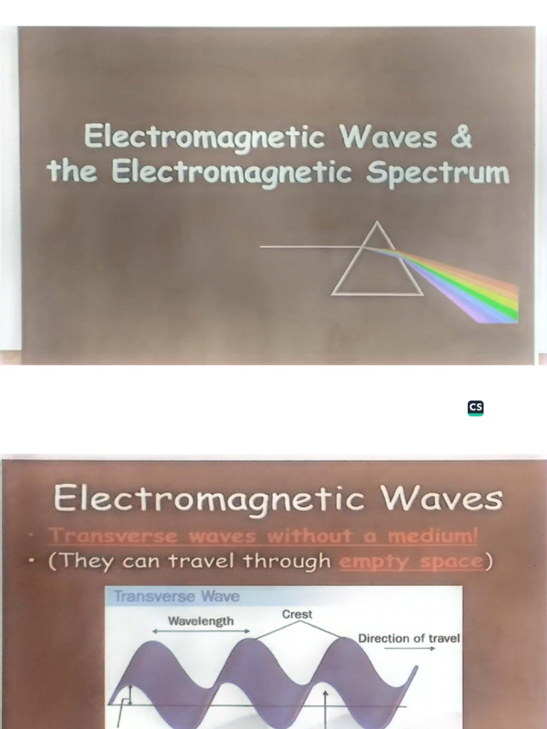 Electromagnetic Wave and Electromagnetic Spectrum | PDF