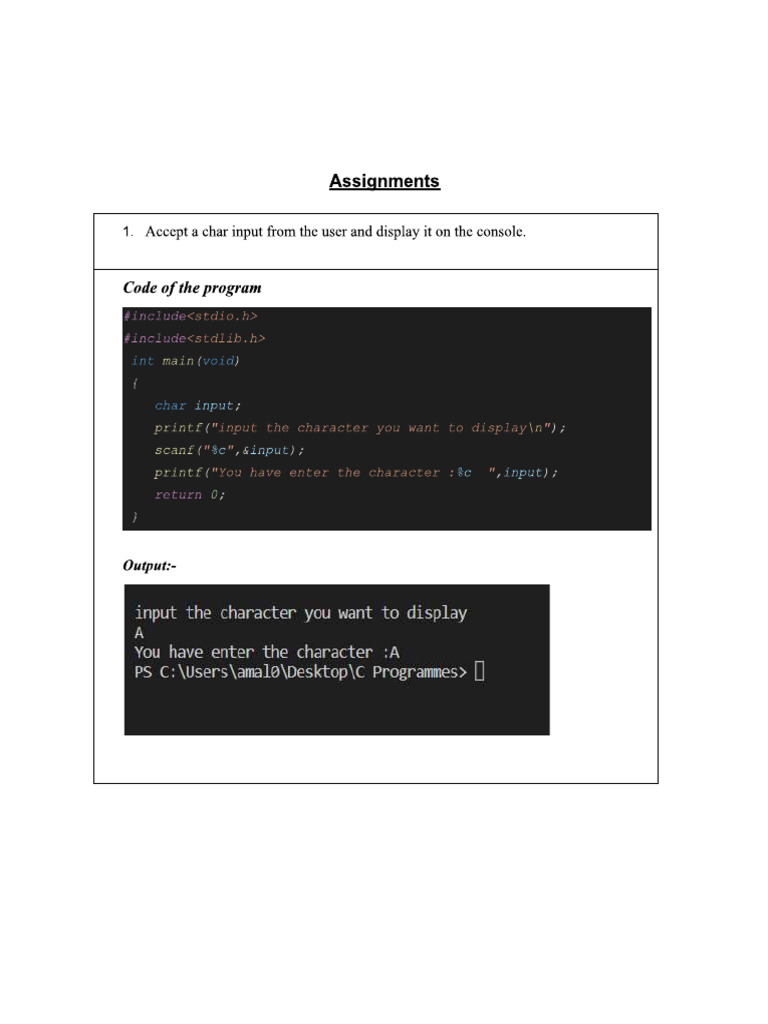 Assignment | PDF