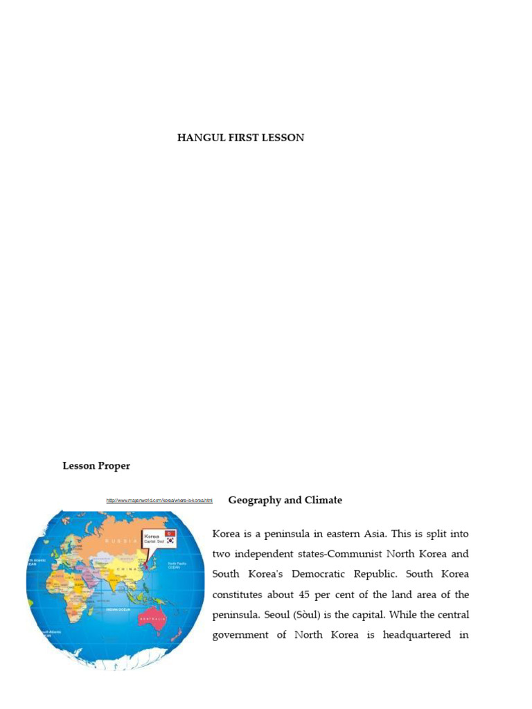 Overview of Korean Geography and Culture | PDF | Korean Cuisine | Korea