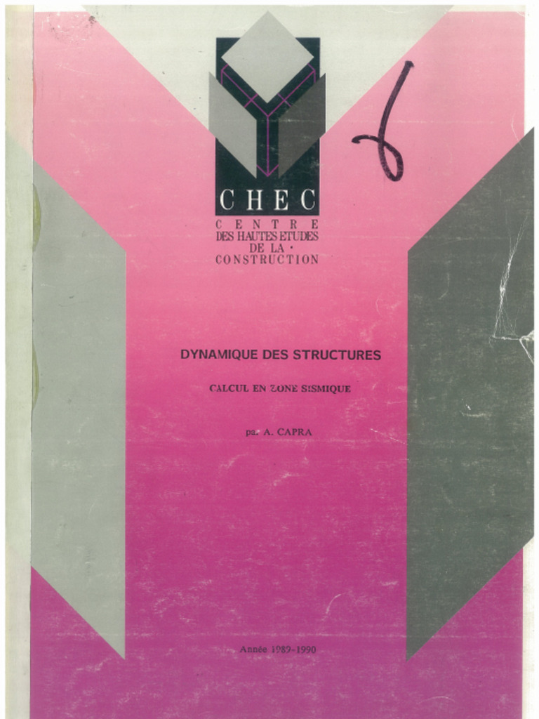 Seisme-Docs-Cours CHEC Dynamique Des Structures Seisme A Capra | PDF