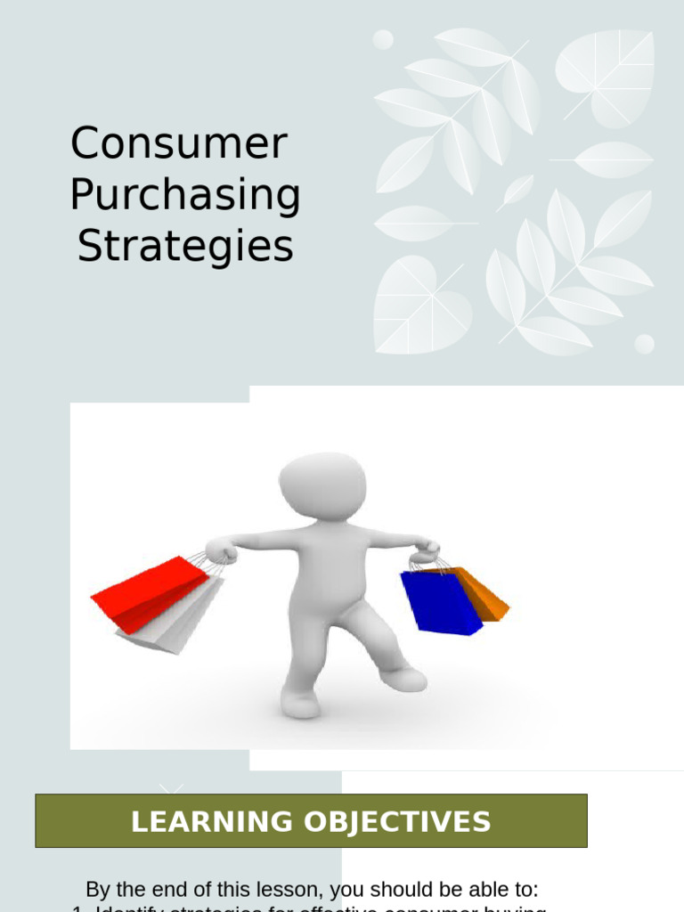 Consumer Purchasing Strategies 1 | PDF | Title Insurance | Mortgages