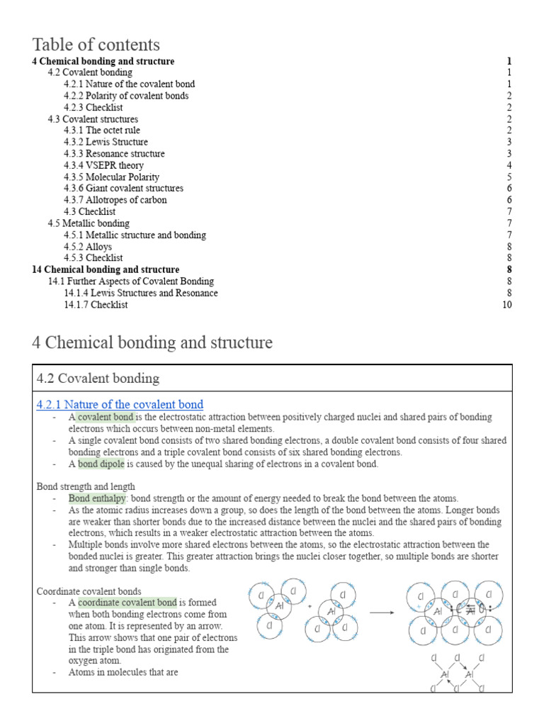 Understanding Covalent Bonding Concepts | PDF | Chemical Bond ...