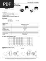 CZN-15E Microphone Datasheet | PDF | Technology & Engineering