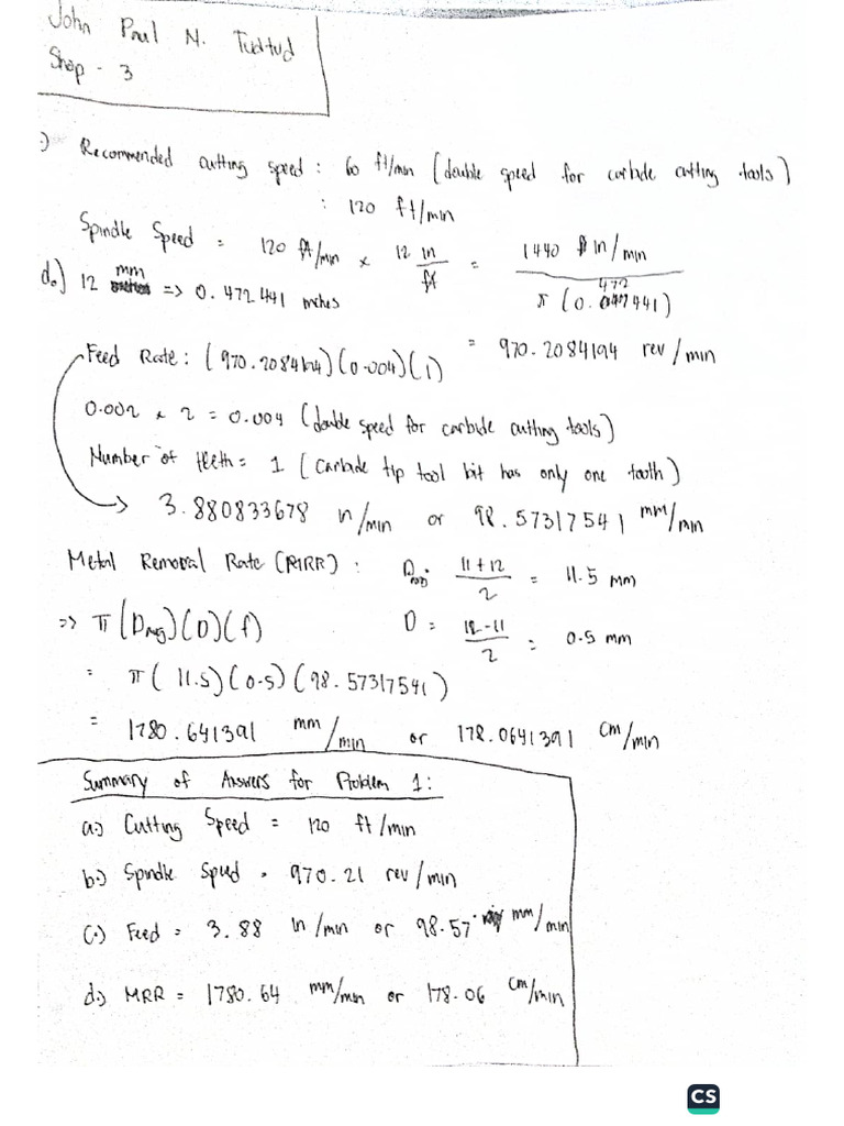 TUDTUD-Cutting-speed-problem | PDF