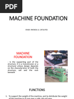 Machine Foundation | PDF | Masonry | Concrete