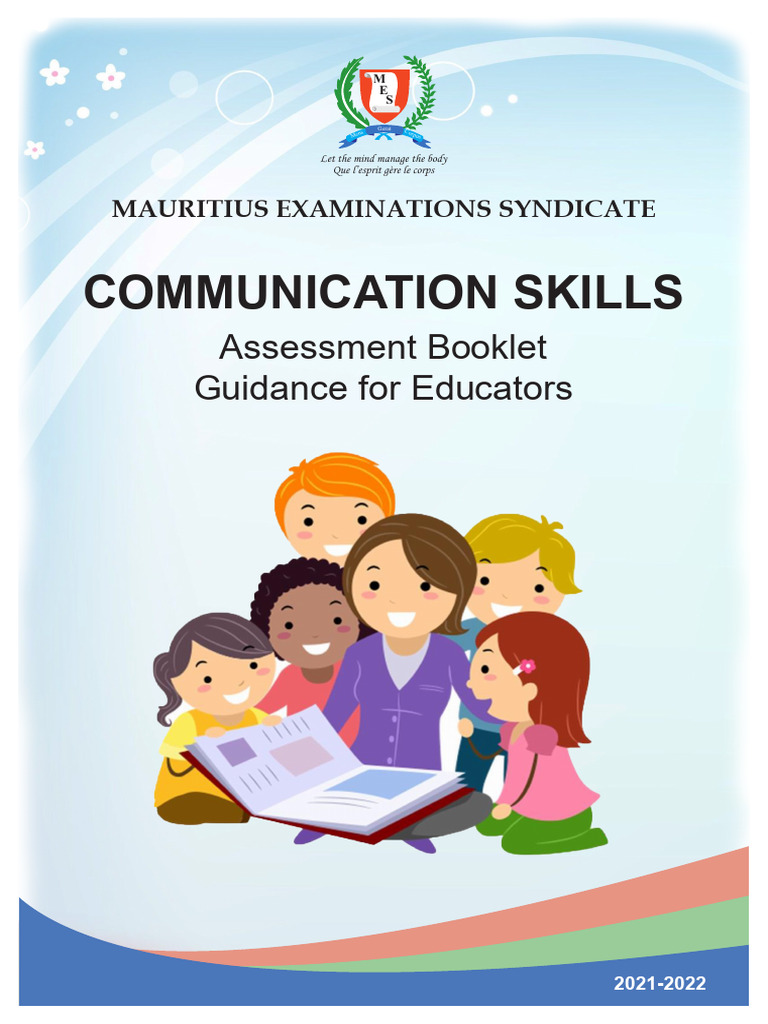 Com Skills Guidelines For Educators - 2021-2022 | PDF | Educational ...