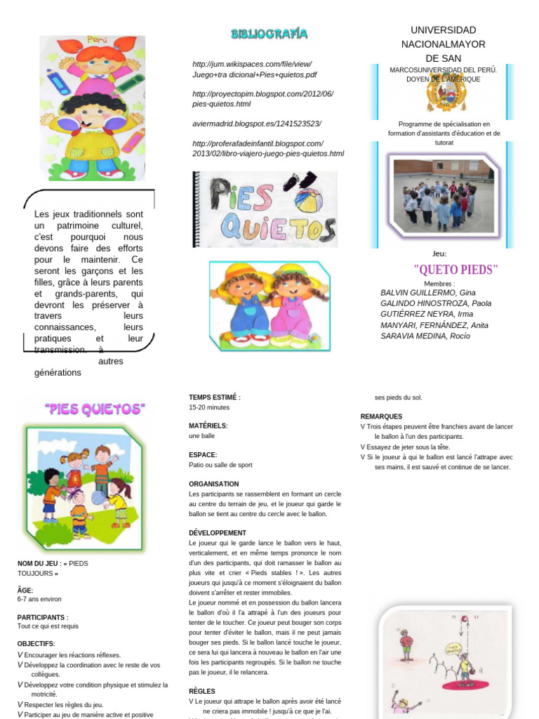 triptyque de jeux pour enfants | PDF