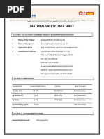 Material Safety Data Sheet - PLEDGE | PDF | Carbon Dioxide | Working Conditions