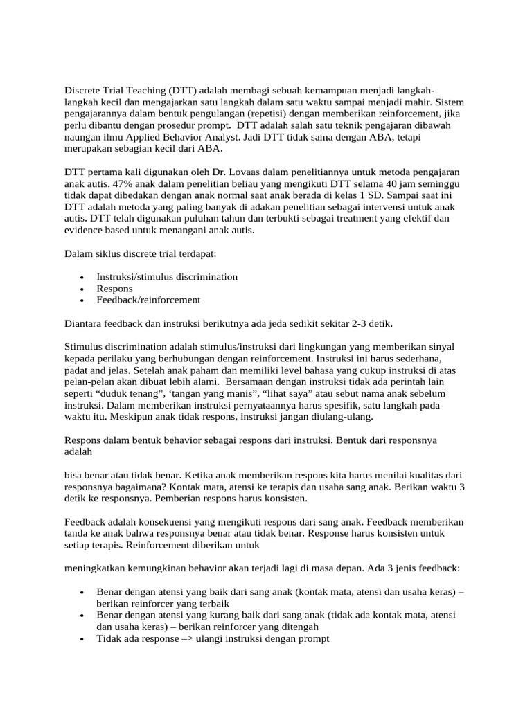 Modul 1 Konsep DTT | PDF