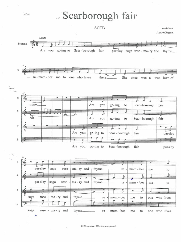 Scarborough Fair | PDF