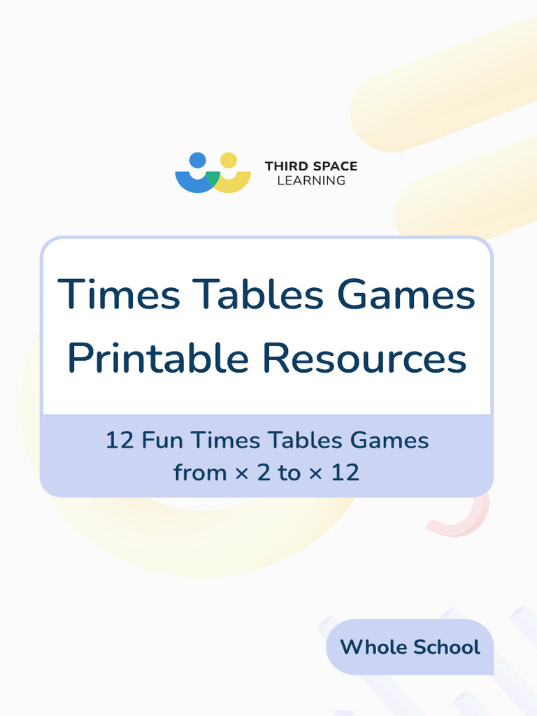 Times Tables Games | PDF