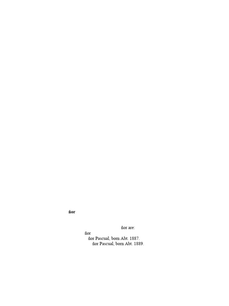 Pascual Makabulos Family | PDF | Childhood | Human Life Stages