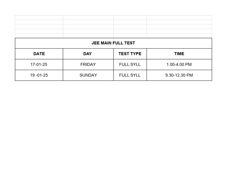Jee Main Full Test | PDF