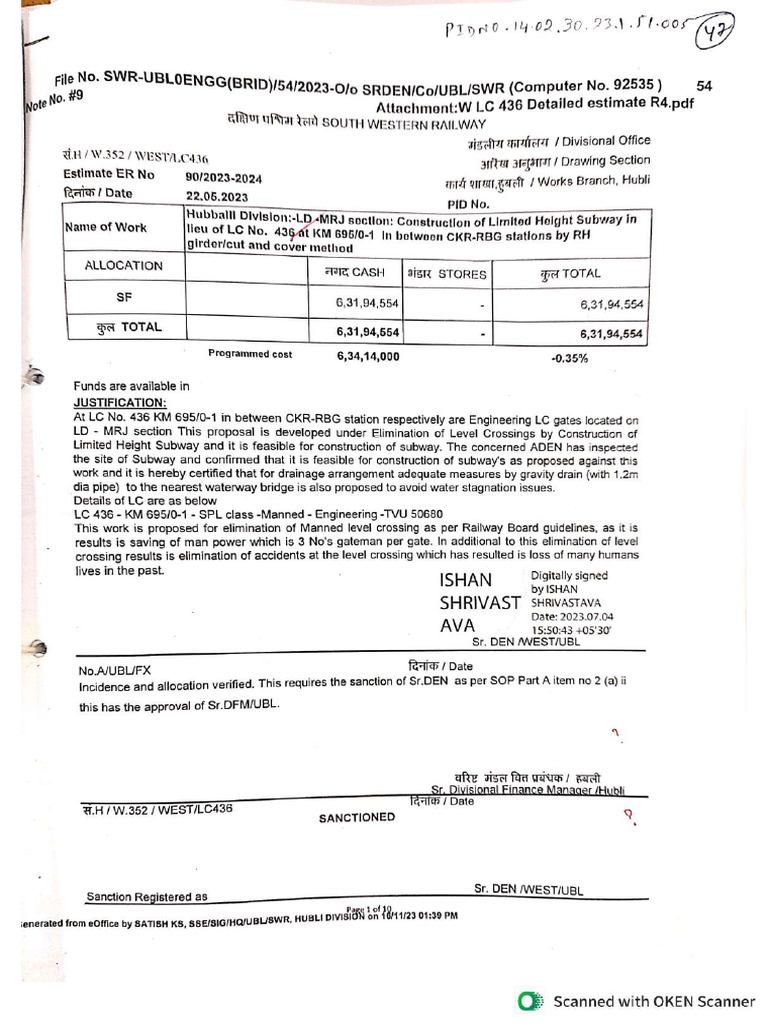 Beerappa LC Gates Construction of LHS - Compressed | PDF