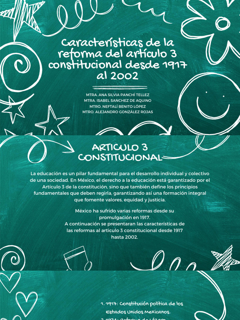 Articulo 3 Constitucional 1917-2002 | PDF | México | Democracia