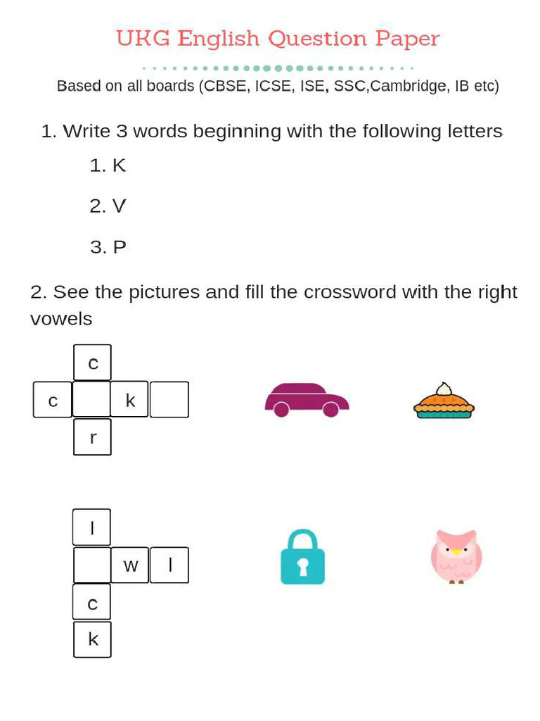 UKG English PDF | PDF