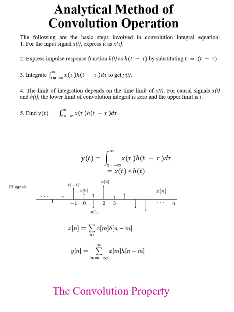 Convolution Integral Guide | PDF