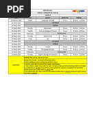 TimeTable - Grade 9 | PDF
