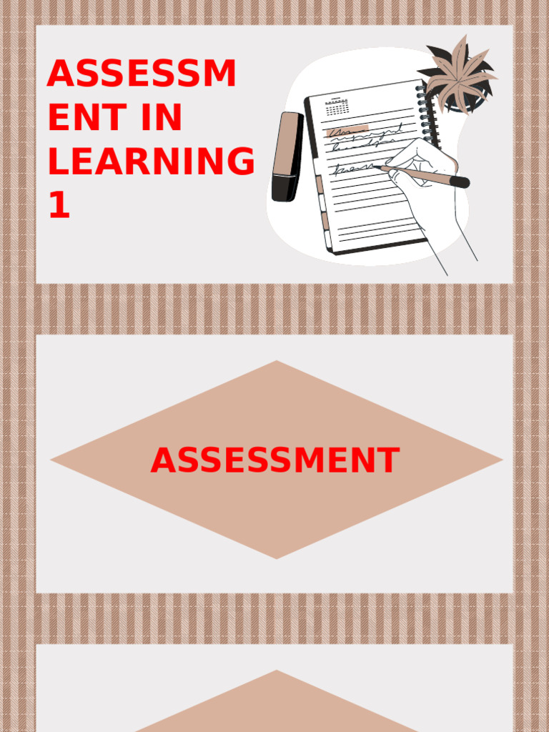 Principles of Assessment in Learning | PDF | Educational Assessment ...