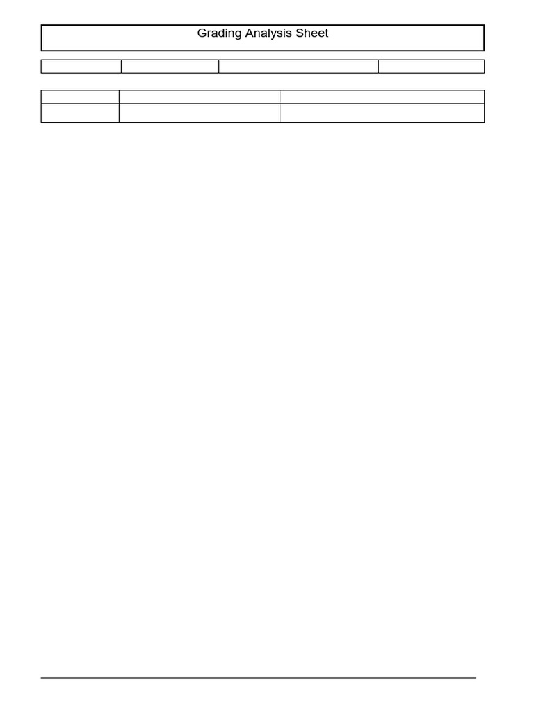 1056568-Grading Analysis Sheet | PDF