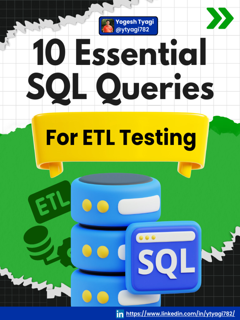 Essential SQL Queries for ETL Testing | PDF | Computer Data ...
