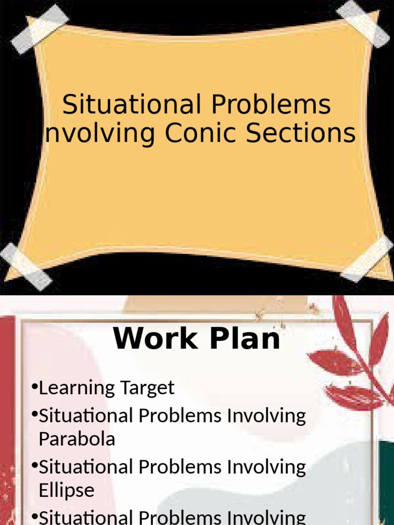 Situational Problems Involving Parabola | PDF