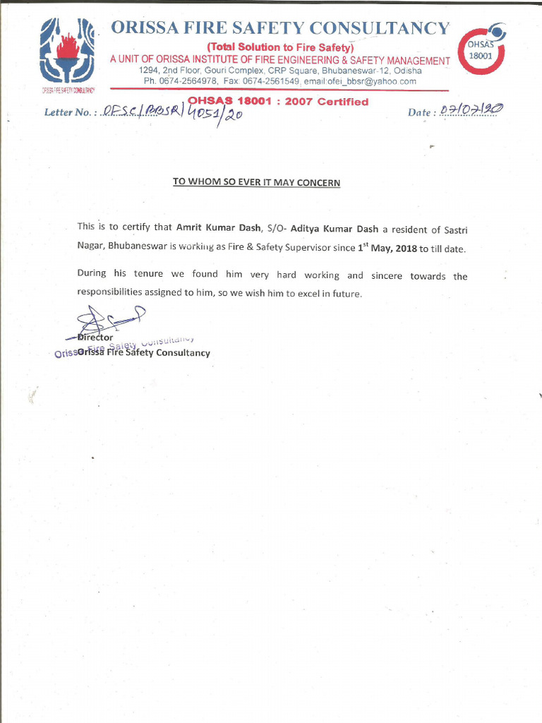 Experience Letter | PDF