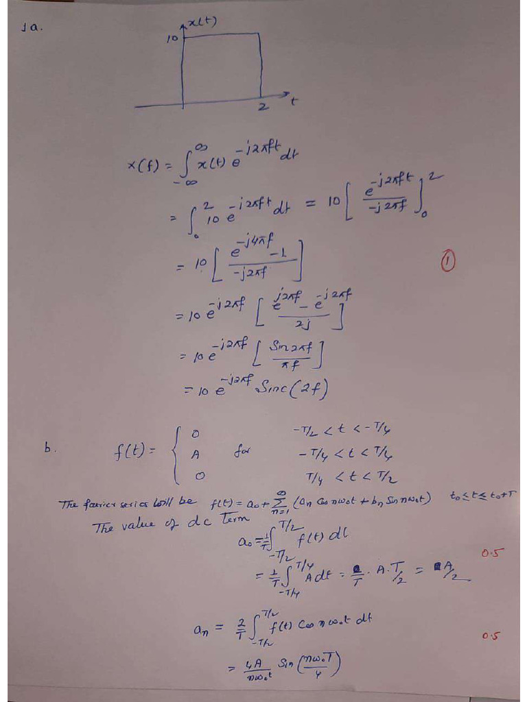 MID SEM Solutions For Data Communication | PDF