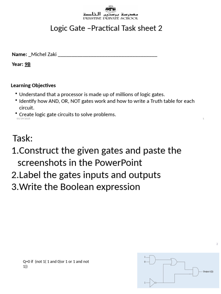 LogicGate Practical2 | PDF