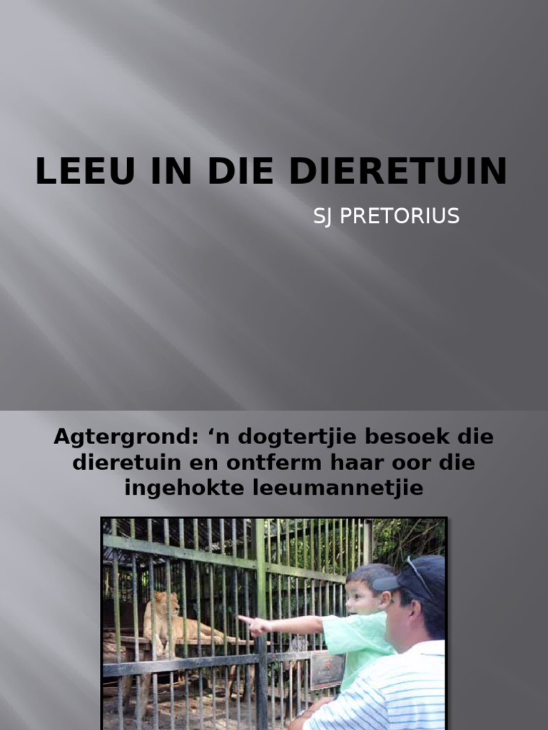 Leeu in Die Dieretuin - ST As | PDF