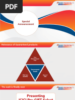 ICICI Pru GIFT Select Plan Overview | PDF | Insurance | Interest