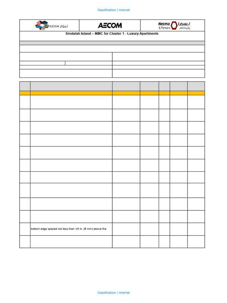 Neom NQM Itp 100 - CHK05 | PDF | Drywall | Framing (Construction)