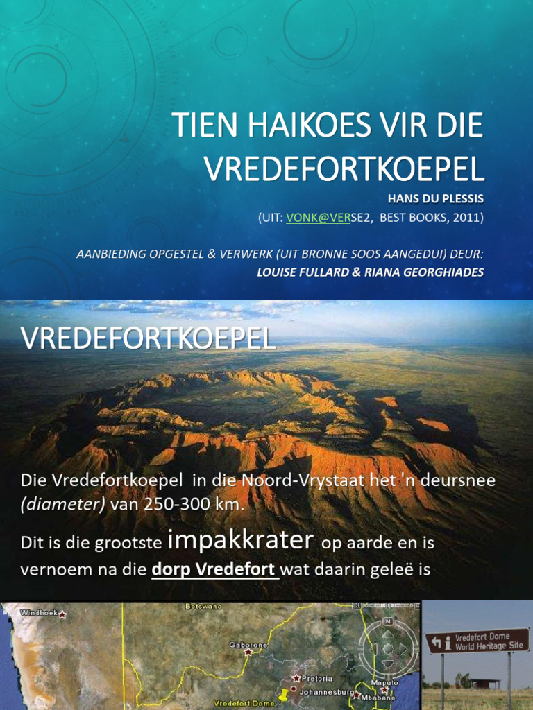 5 - Tien Haikoes Vir Die Vredefortkoepel - L - FULLARD R - GEORGHIADES ...